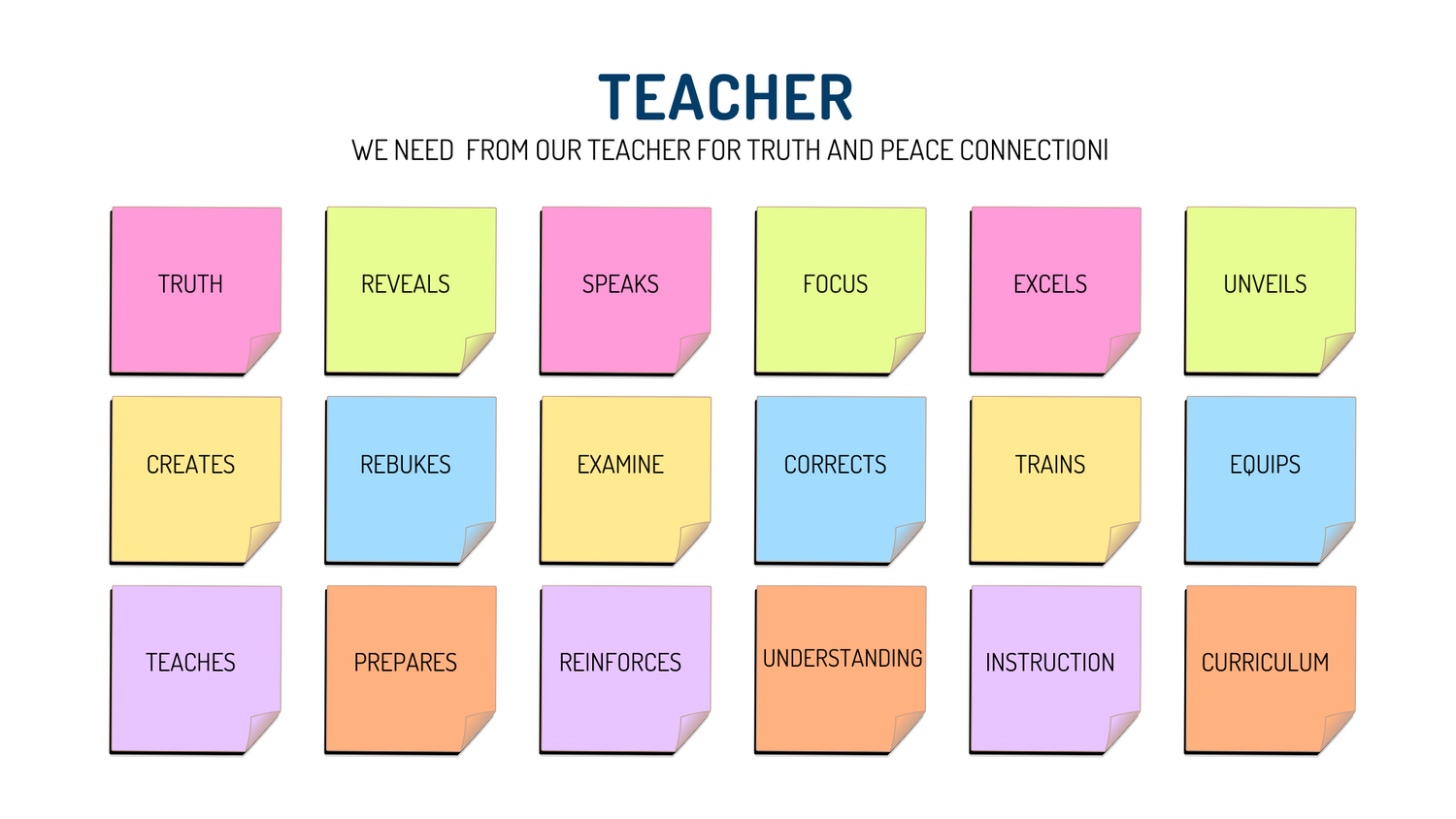 The True Teacher – One Word Encourage